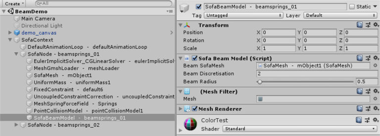 SofaUnity - Principles - Scene Graph Edition - InfinyTech3D