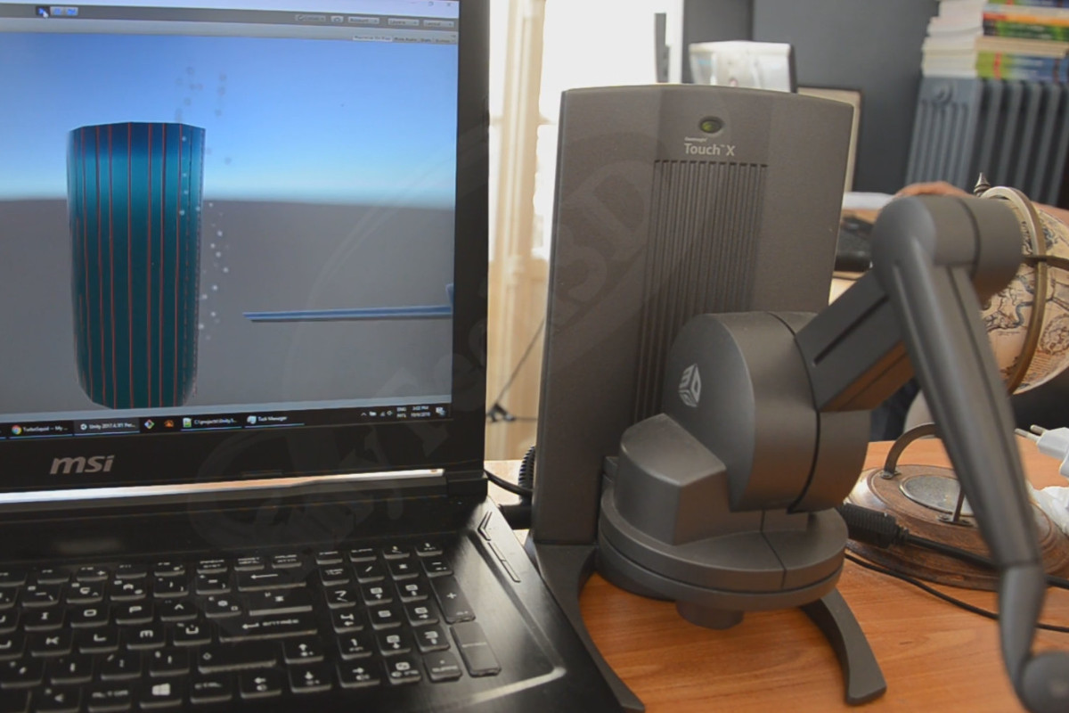 SofaUnity - Asset - Haptic Geomagic Touch - InfinyTech3D