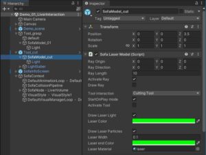 SofaUnity - Feature - Interactions - InfinyTech3D