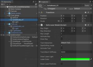 SofaUnity - Feature - Interactions - InfinyTech3D