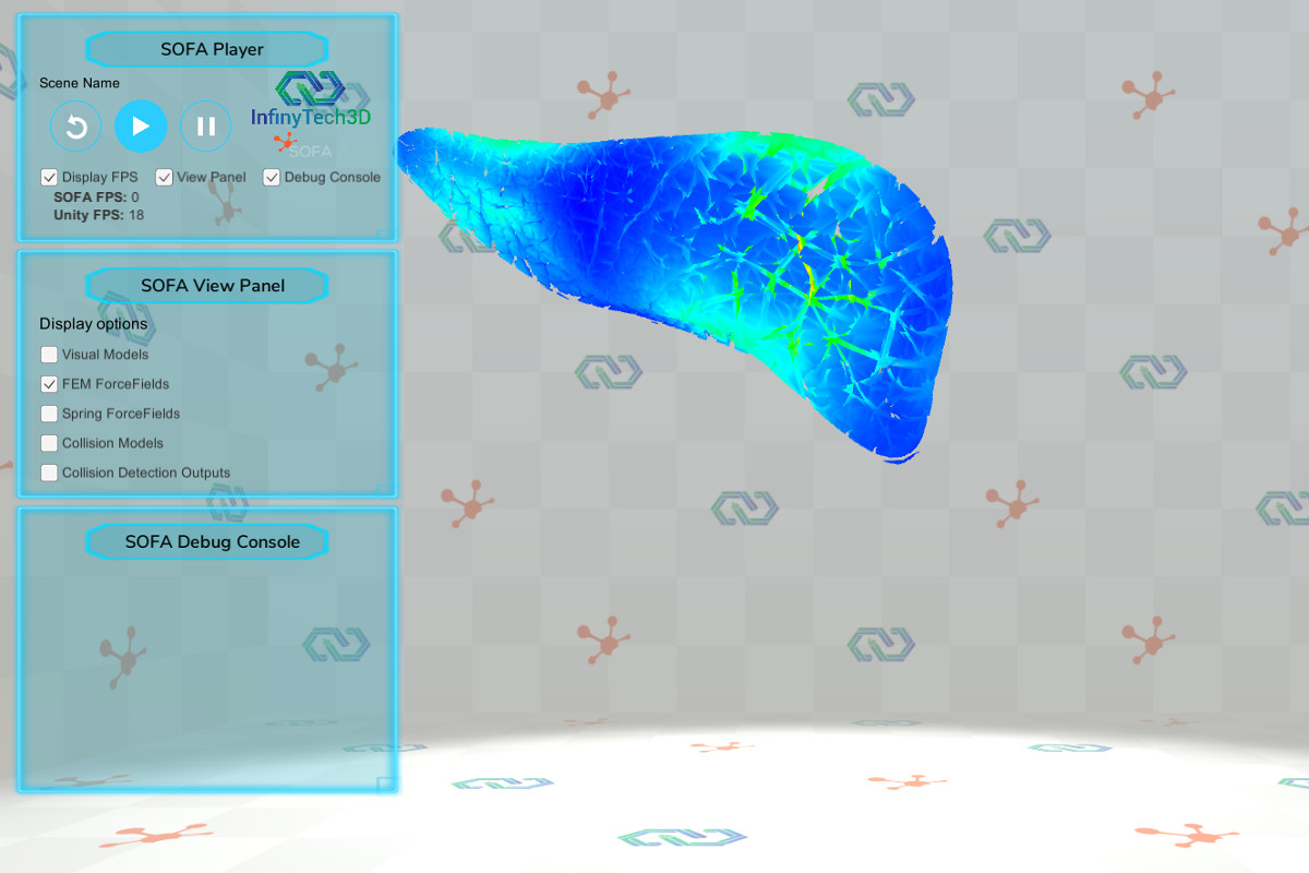 SofaUnity - Available Examples - InfinyTech3D