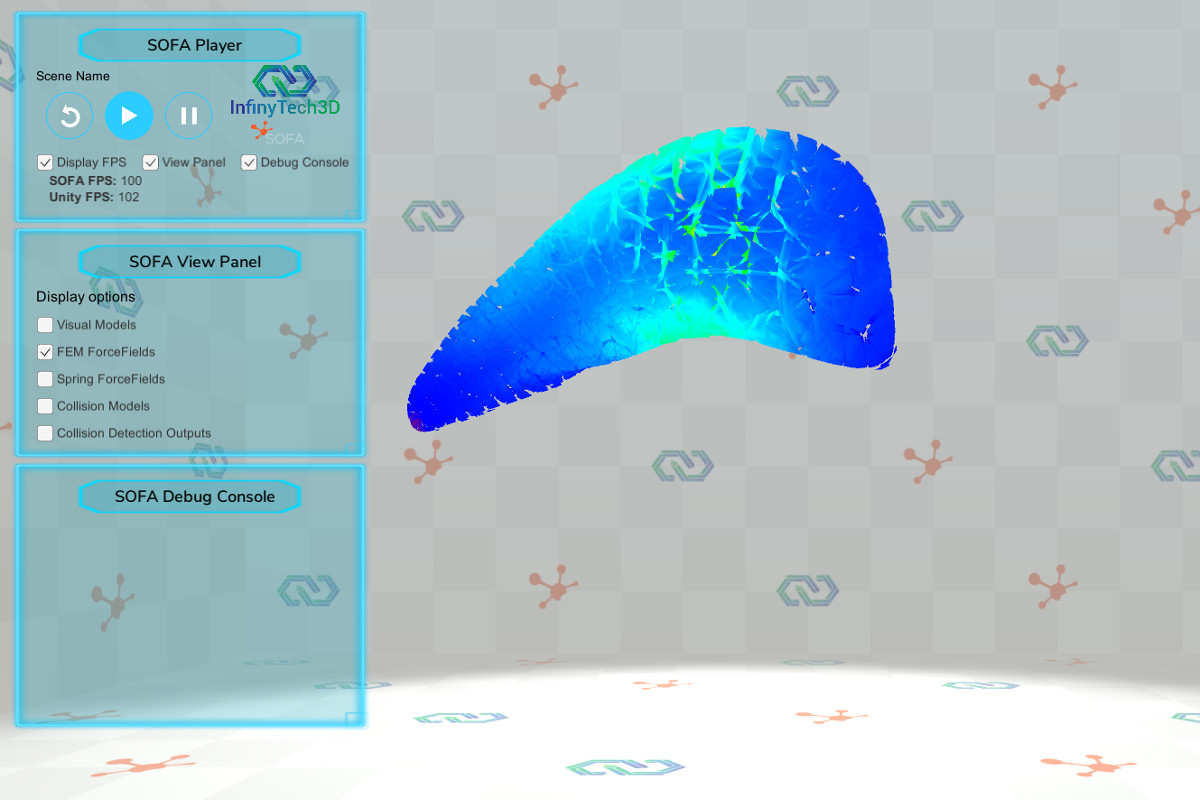 SofaUnity - Available Examples - InfinyTech3D