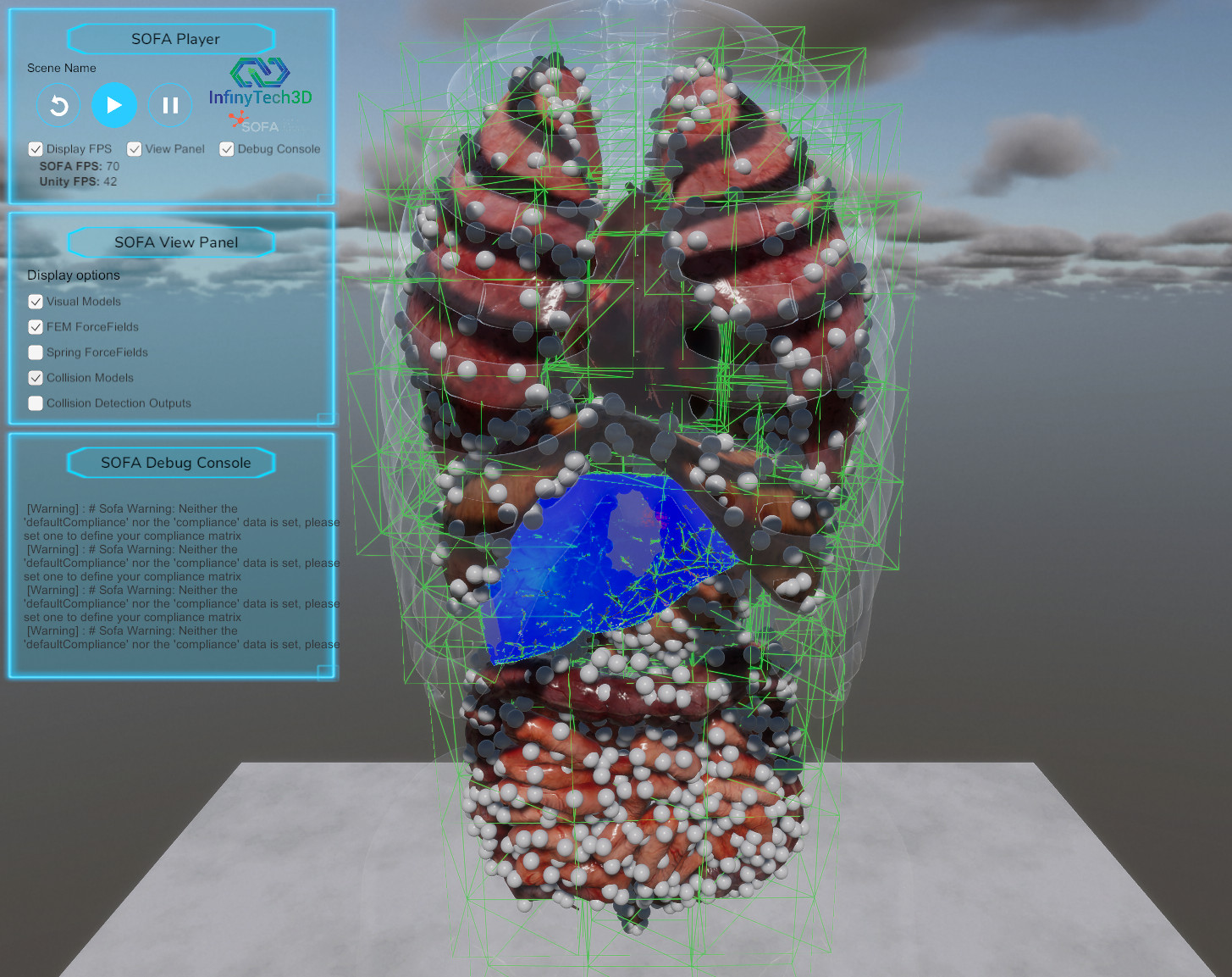 SofaUnity - DLC - 3D Organs - InfinyTech3D